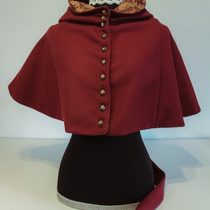 Medieval Liripipe Hood From the 14th Century Made of Wool and Printed ...