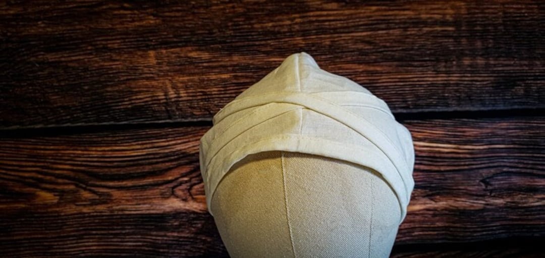 Medieval St Brigitta Inspired Linen Cap - Historical 13th-15th Century ...