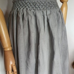 Medieval Honeycomb Smock Apron. 13th to 16th Century Linen Apron for ...