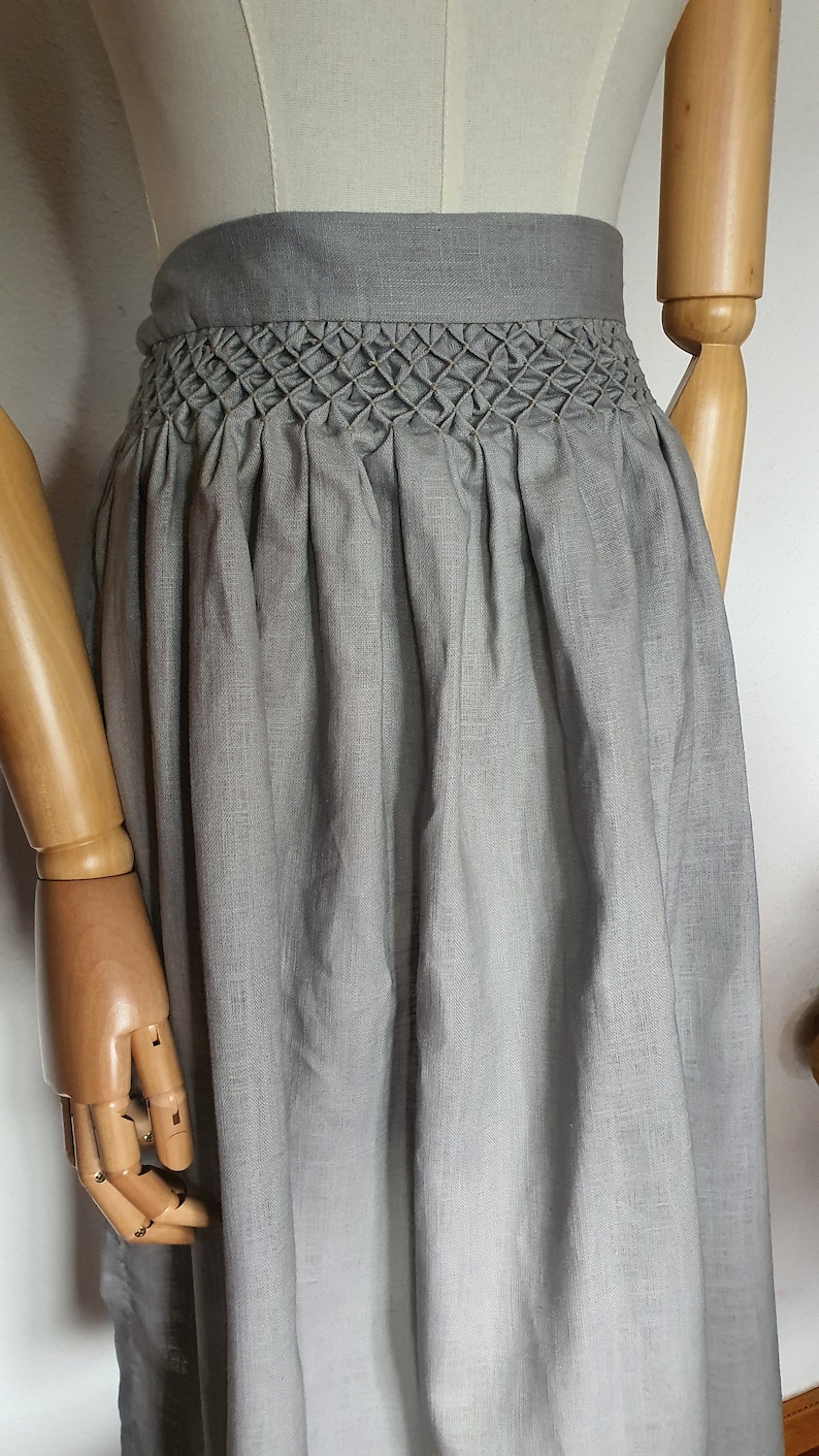 Medieval Honeycomb Smock Apron. 13th to 16th Century Linen Apron for ...