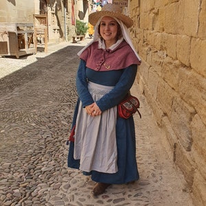 Medieval Honeycomb Smock Apron. 13th to 16th Century Linen Apron for ...