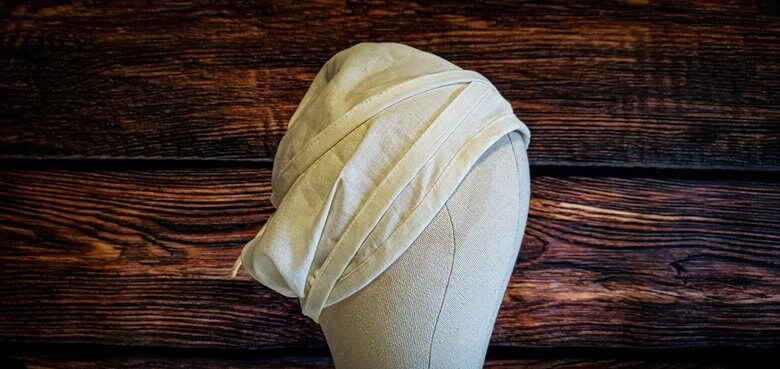 Medieval St Brigitta Inspired Linen Cap - Historical 13th-15th Century ...