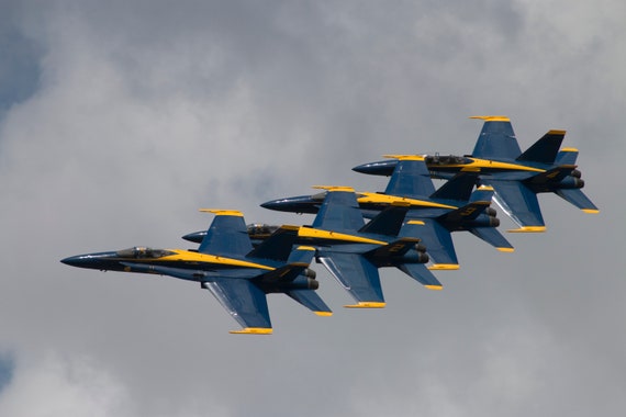 Blue Angels 3 Digital Art Print Download - Etsy