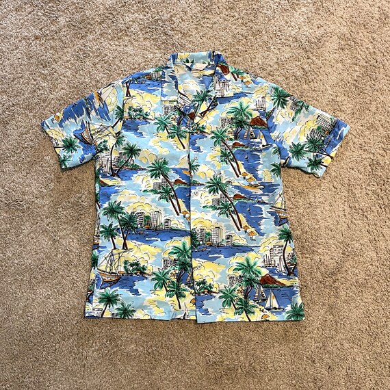 hawaiian aloha shirt vtg - Gem