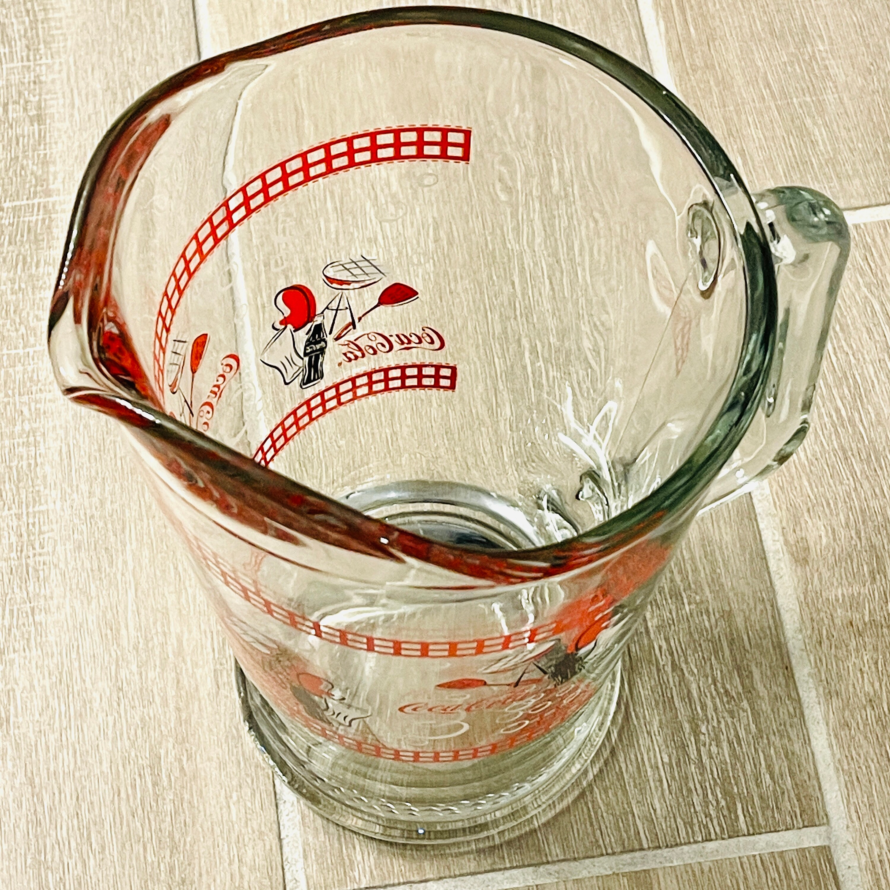Drinkware Vintage Coca Cola BBQ Glass Pitcher 1970s Pitchers & Drinking ...
