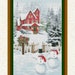 Christmas Scene Cross Stitch Pattern Winter House Cross Stitch Snowman ...