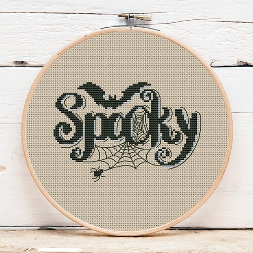 Spooky Ghost Cross Stitch Pattern PDF Digital Download - Etsy