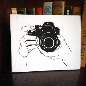 Camera Cross Stitch Pattern Monochrome Camera Photo Cross - Etsy