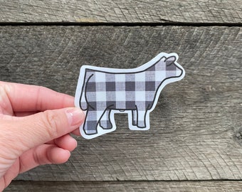 Show Steer Sticker | Etsy