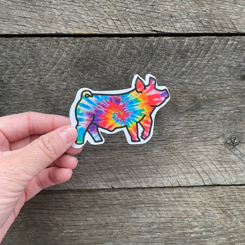 Show Pig Sticker / Show Pig / Show Hog / Hog / Pig / Livestock - Etsy