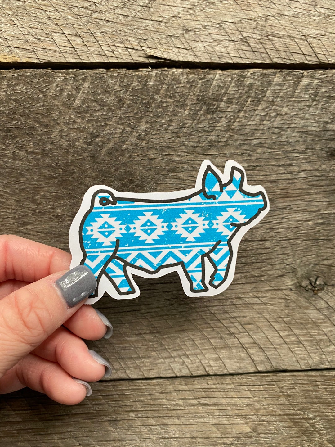 Show Pig Sticker / Show Pig / Show Hog / Hog / Pig / Livestock - Etsy