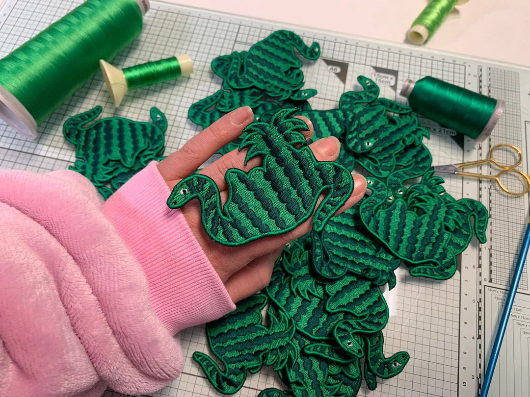 Fully Embroidered Custom Patch, Large Embroidery Back Patches for ...