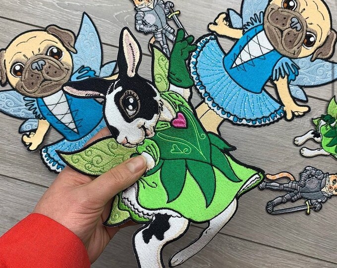 Large Custom Embroidery Patch, Extra Large Embroidered Back Patches ...