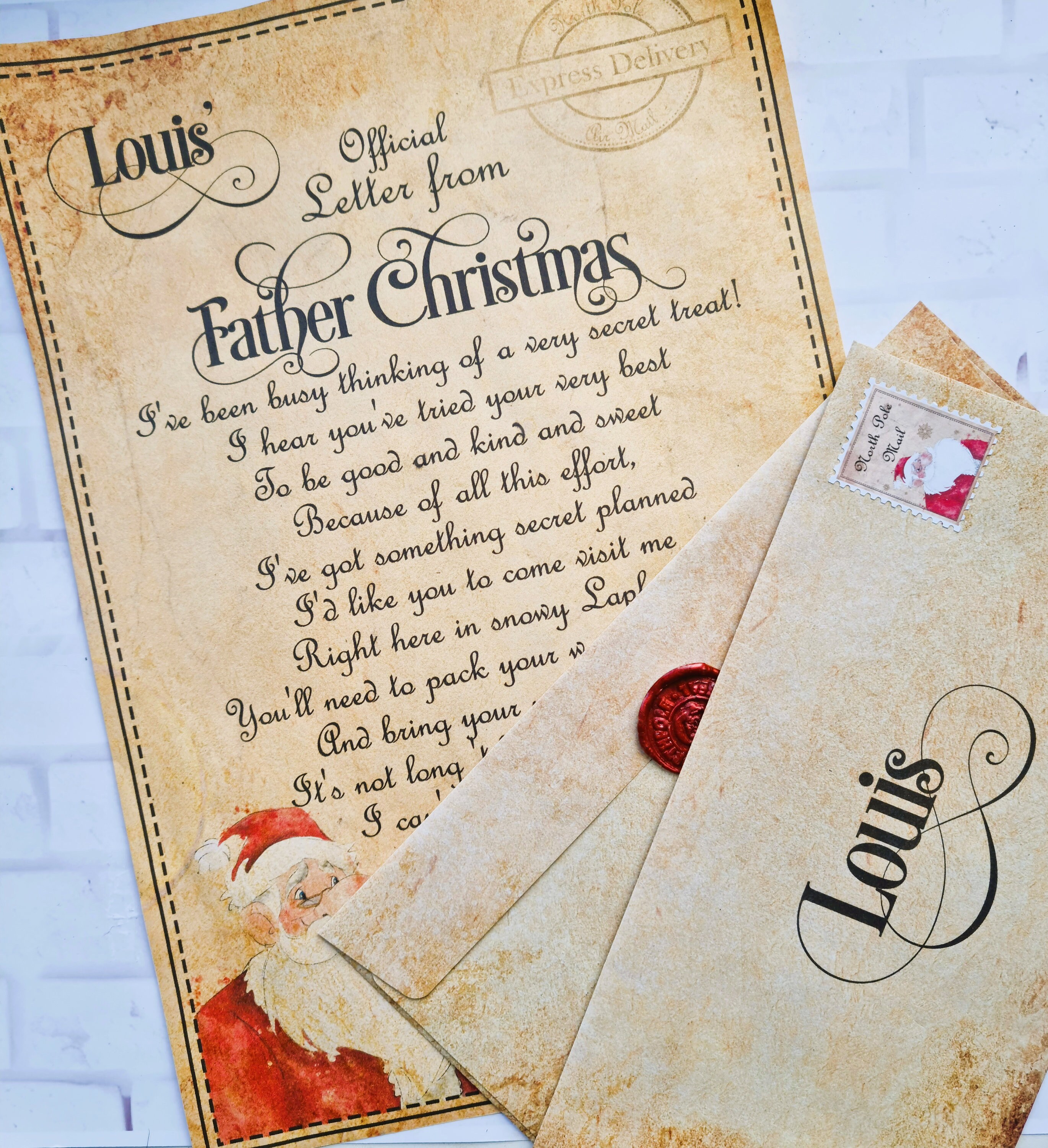 Personalised Lapland Invitation for Children, Santa Lapland Invite ...