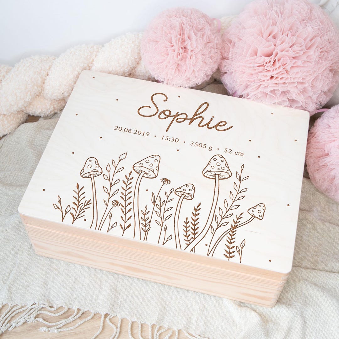 Memory Box Baby Girl, Memory Box Gift Birth, Memory Box Boy, Baptism ...