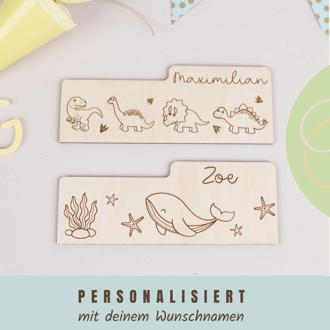 Reading Aid School Child, Personalized Bookmark, School Cone Gift ...