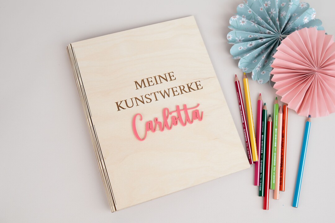 Artwork Folder, Drawings for Children, Personalized Folder, Storage of ...