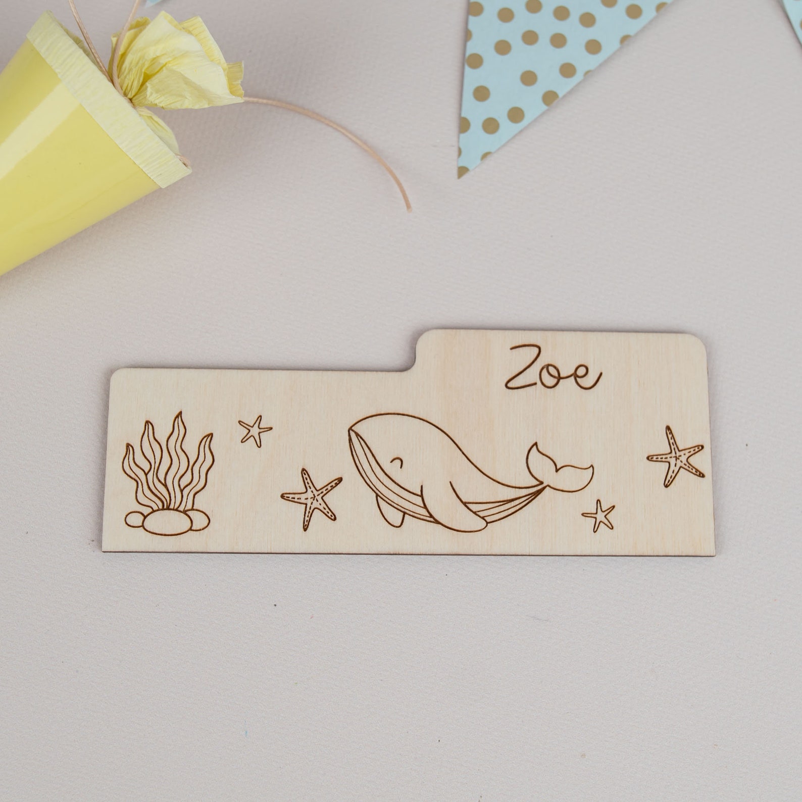 Reading Aid School Child, Personalized Bookmark, School Cone Gift ...