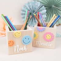 Stiftehalter Schreibtisch Organizer Stiftebox - verschiedene Varianten personalisiert ...