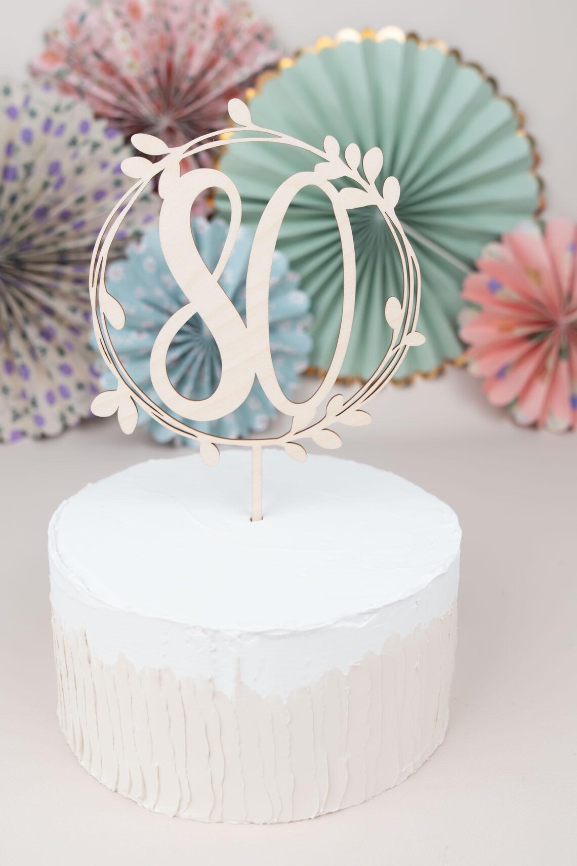 Cake Topper for an 80th Birthday, Cake Decoration for an 80th Birthday ...