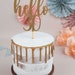 Golden Cake Topper Hello 30, Cake Topper, Cake Topper, Cake Decoration ...
