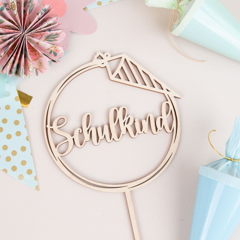 Cake Topper Schoolchild, Cake Topper, School Enrollment, Back to School ...