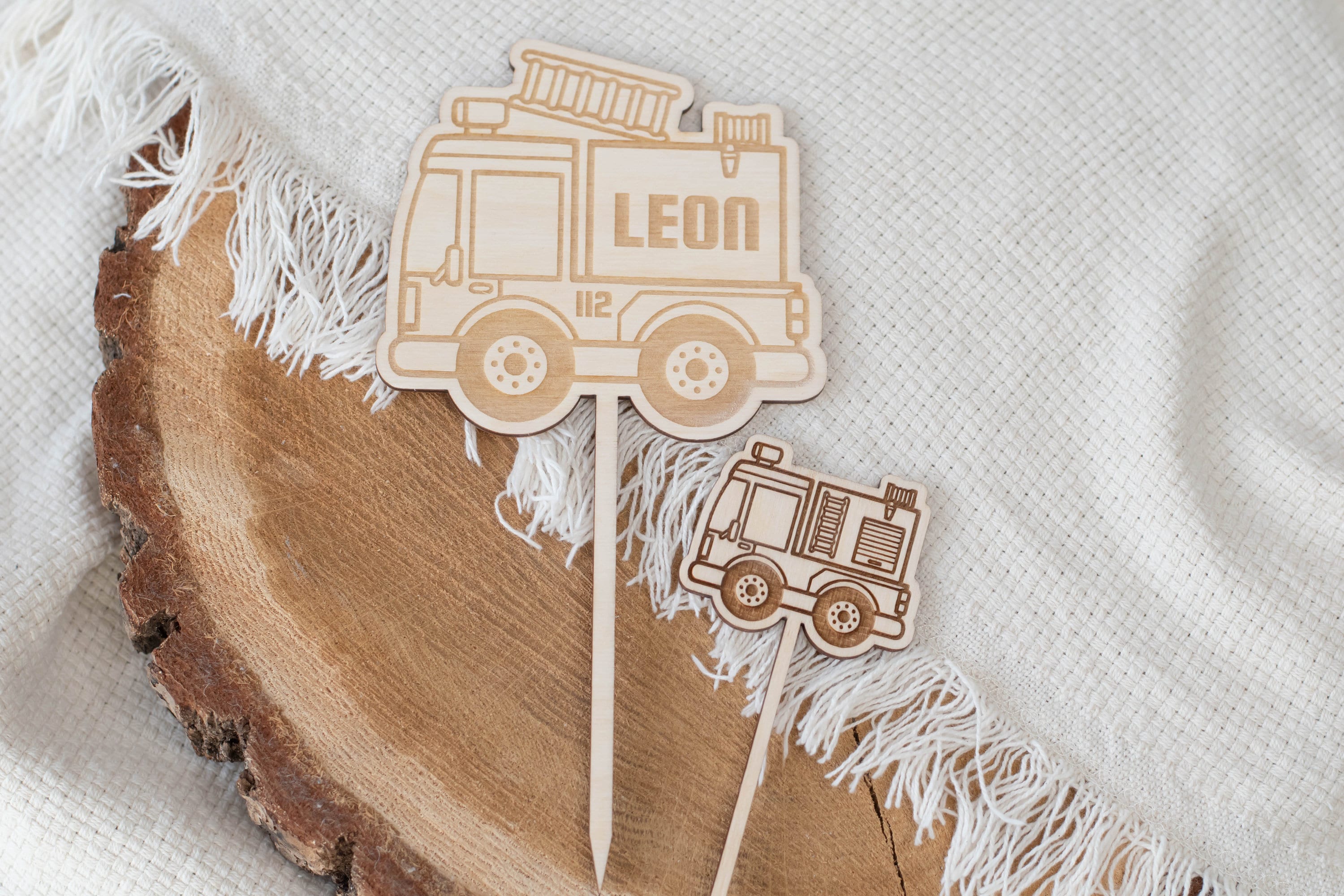 Cake Topper Fire Department Cake Topper Fire Truck Cake Plug | Etsy