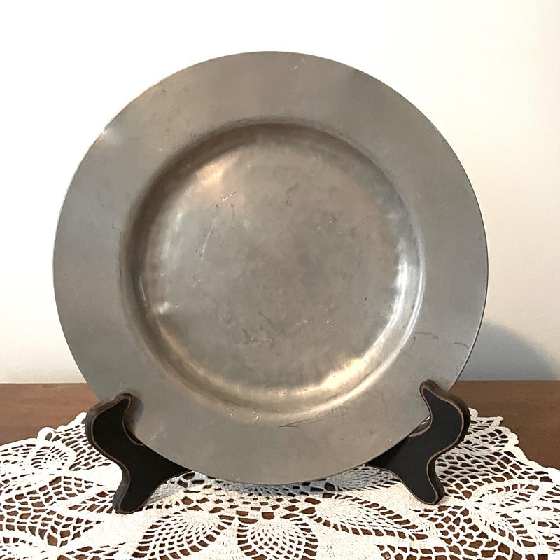 Pewter Plate - Etsy