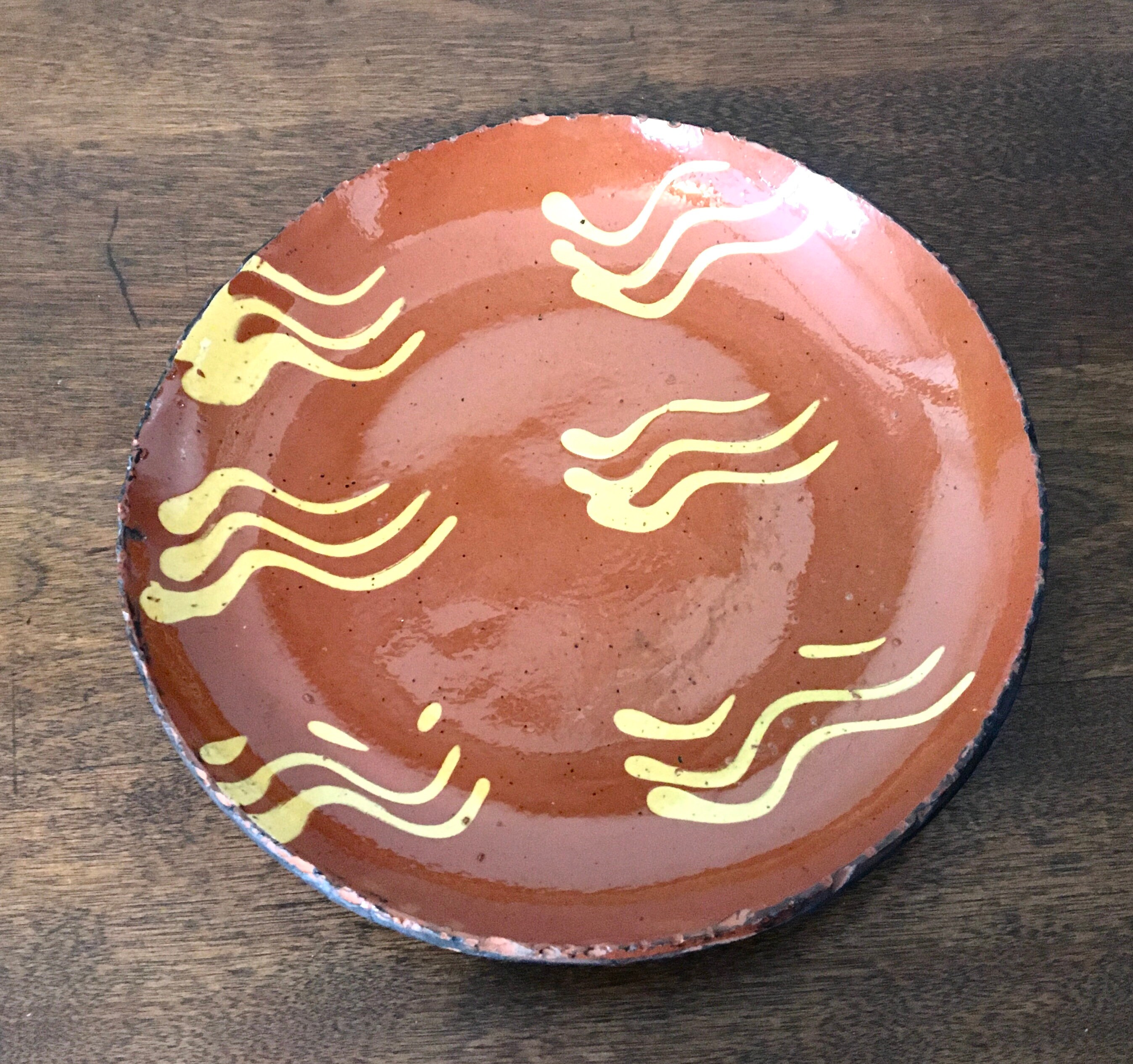 VTG TURTLECREEK Pottery Redware Slipware, C1994, Signed/dated by Potter ...