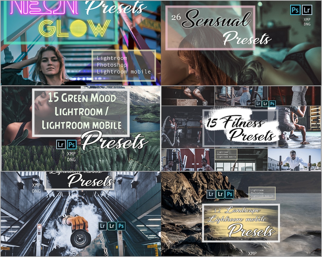 99 Megapack Preset Lightroom Mobile for Photographer / Blogger / Influencer / Instagram ...