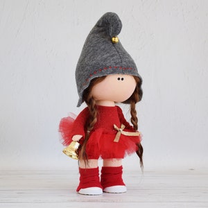 Gnome Doll Handmade Doll Cloth Doll Interior Doll Decor Doll Fabric ...