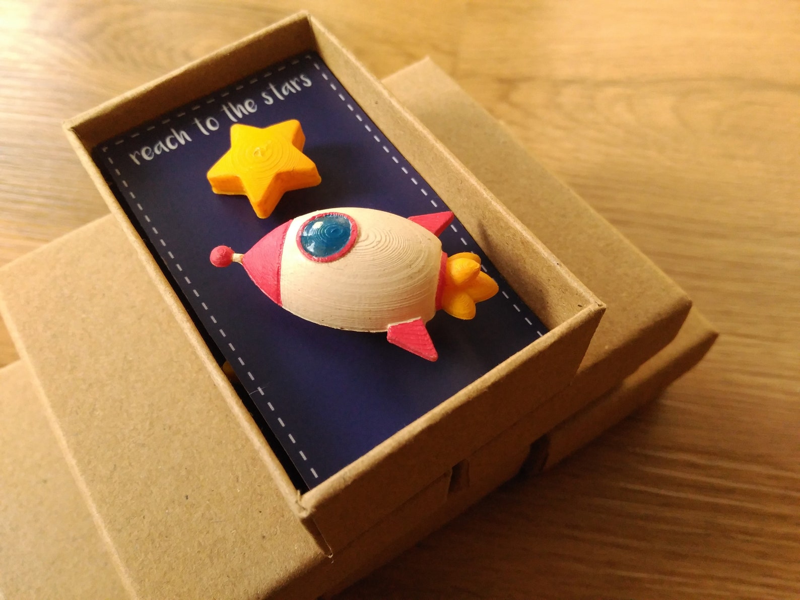 Rocket Pin Set 3D Printed Brooche - Etsy