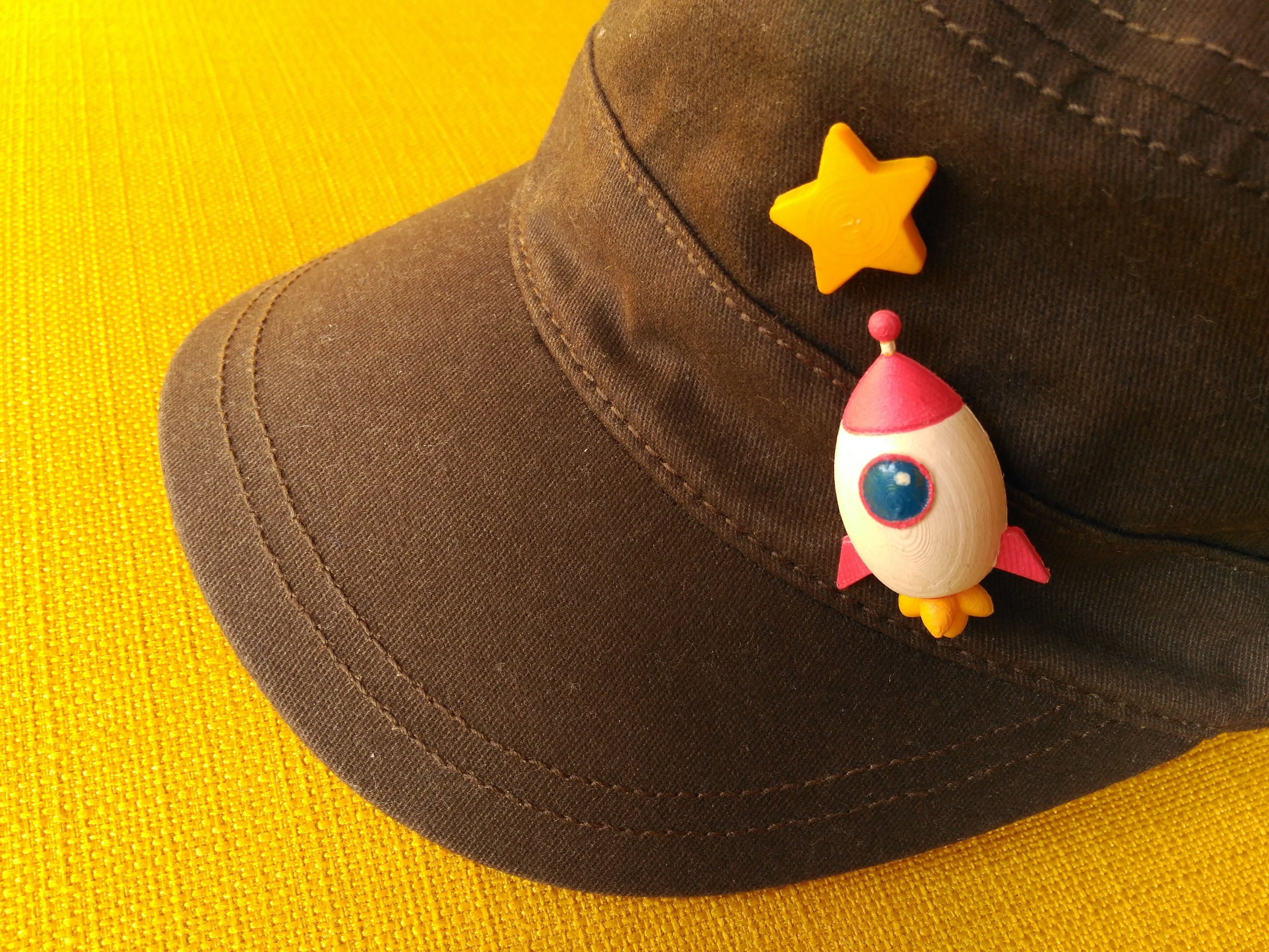 Rocket Pin Set 3D Printed Brooche - Etsy