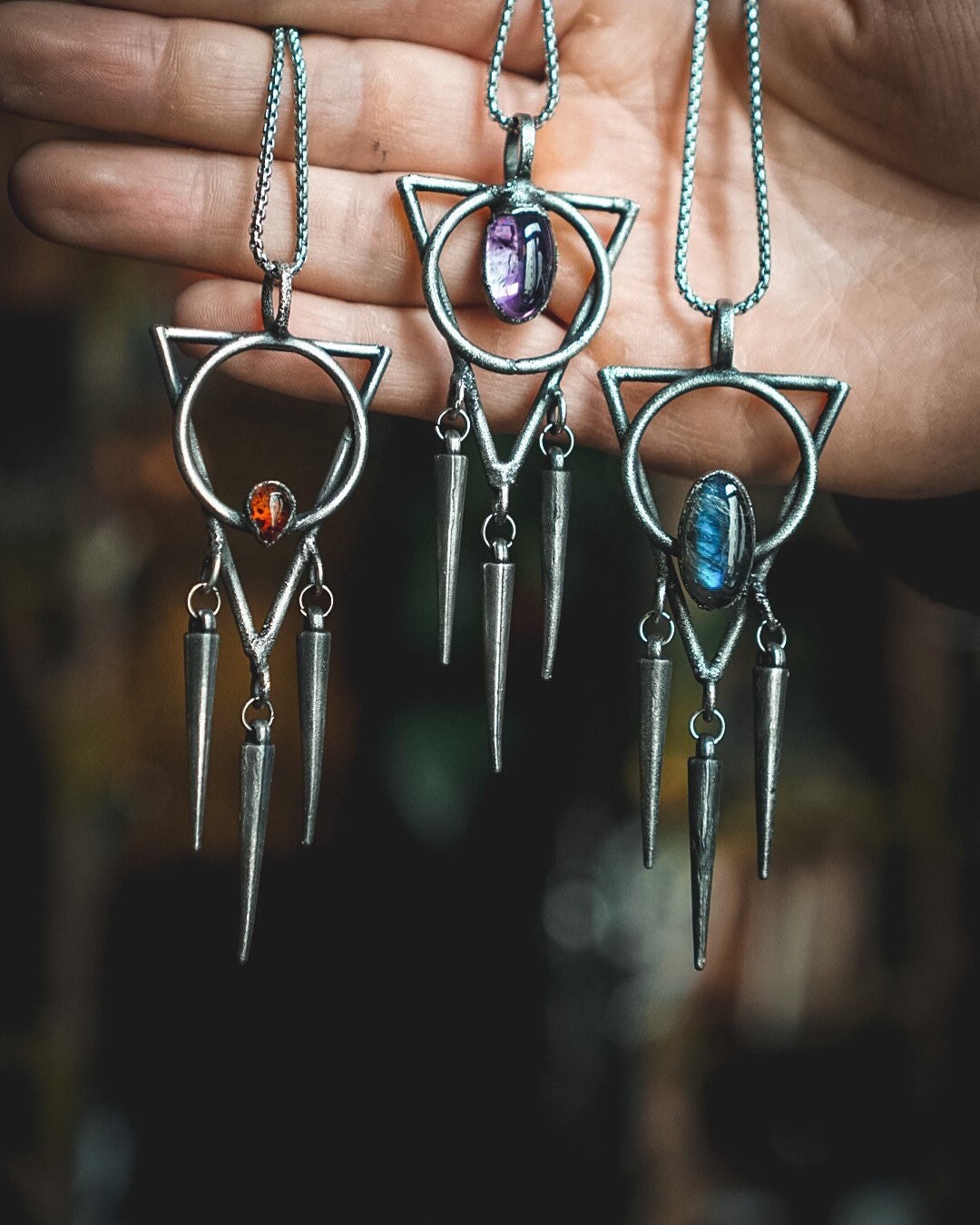 Atlantis Collection No. 10 Geometric Pendant - Etsy