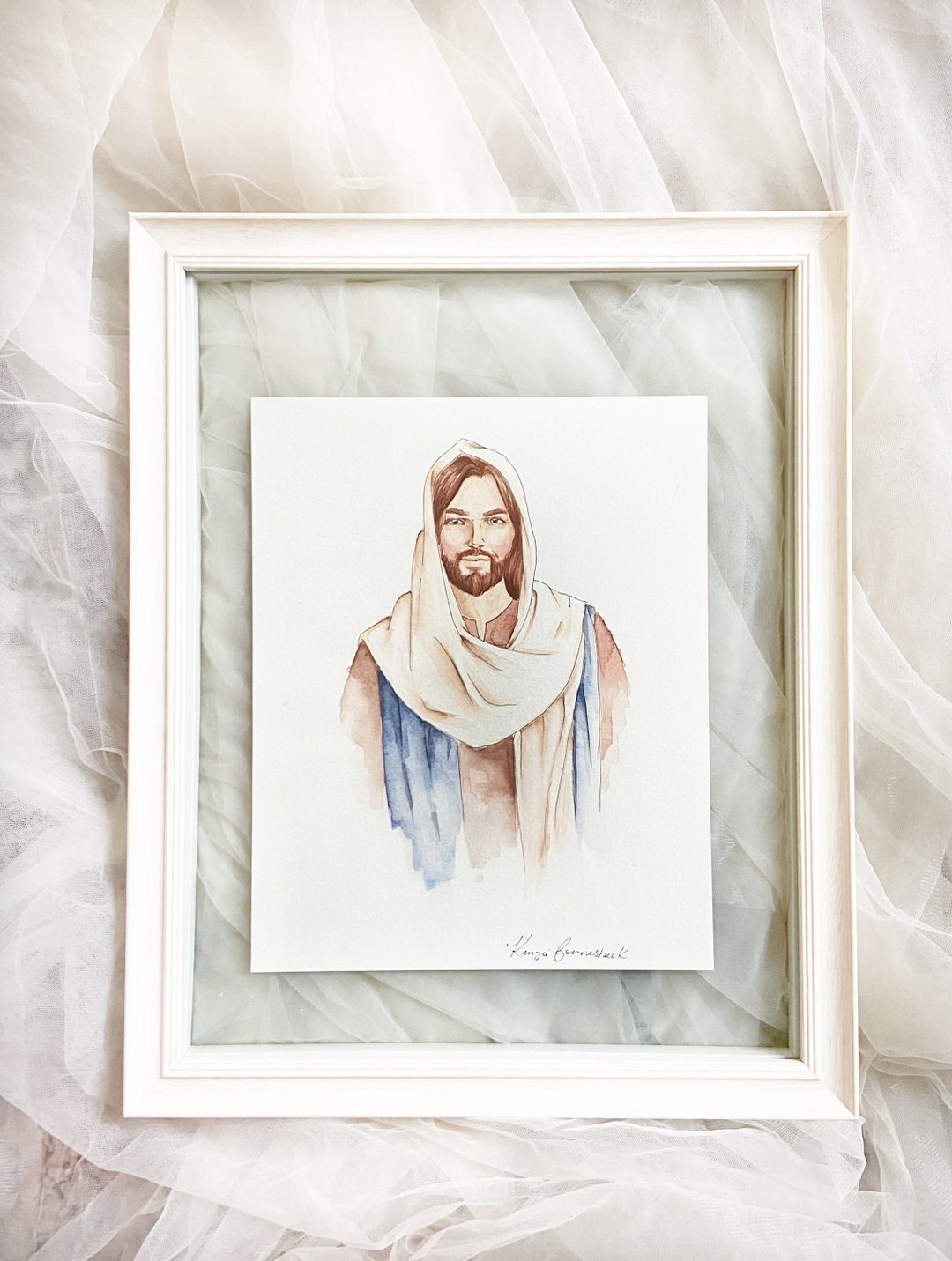 The Savior Watercolor Printable, Jesus Christ, LDS Wall Art - Etsy
