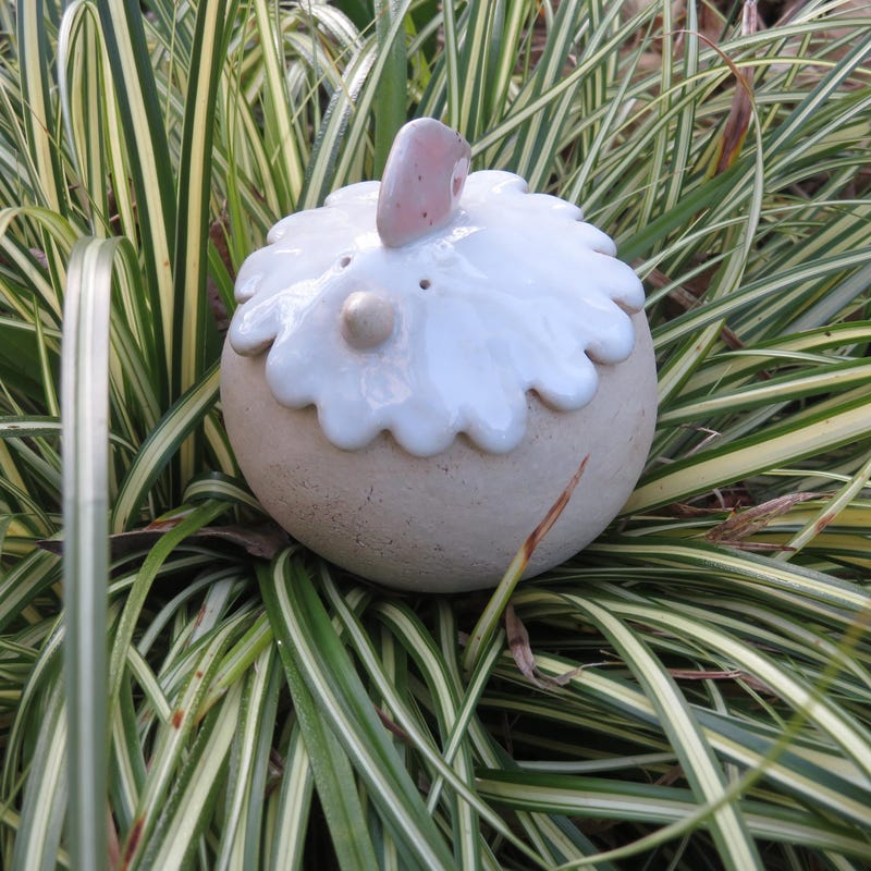 Keramik henne weiss - Etsy.de