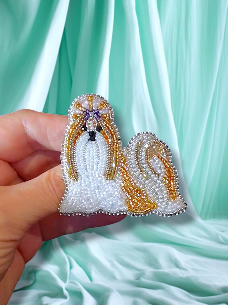 Shih Tzu/ Shih Tzu Brooch/pin/shih Tzu Items/shih Tzu Figurine ...