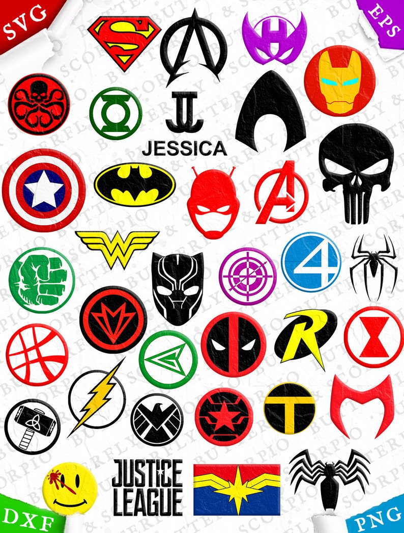 All Superhero Logo