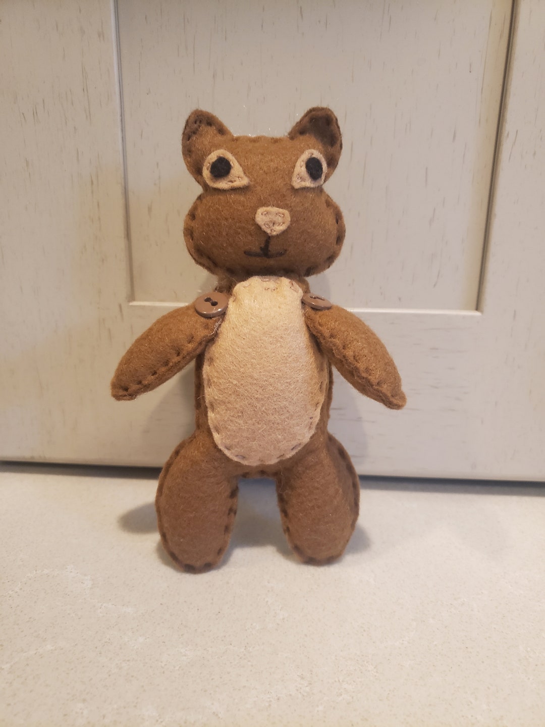 Felt Squirrel | Pretend Woodland Creature | Toddler and Preschool Toy ...