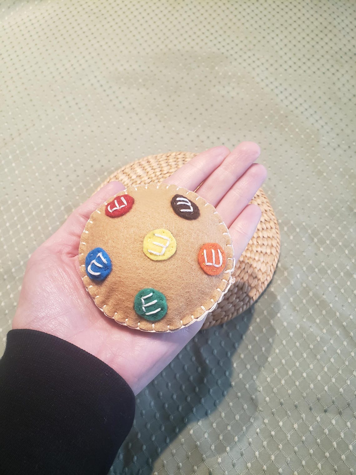 Felt Chocolate Chip Cookies | Felt Play Food | Toy Cookies for a Kid ...
