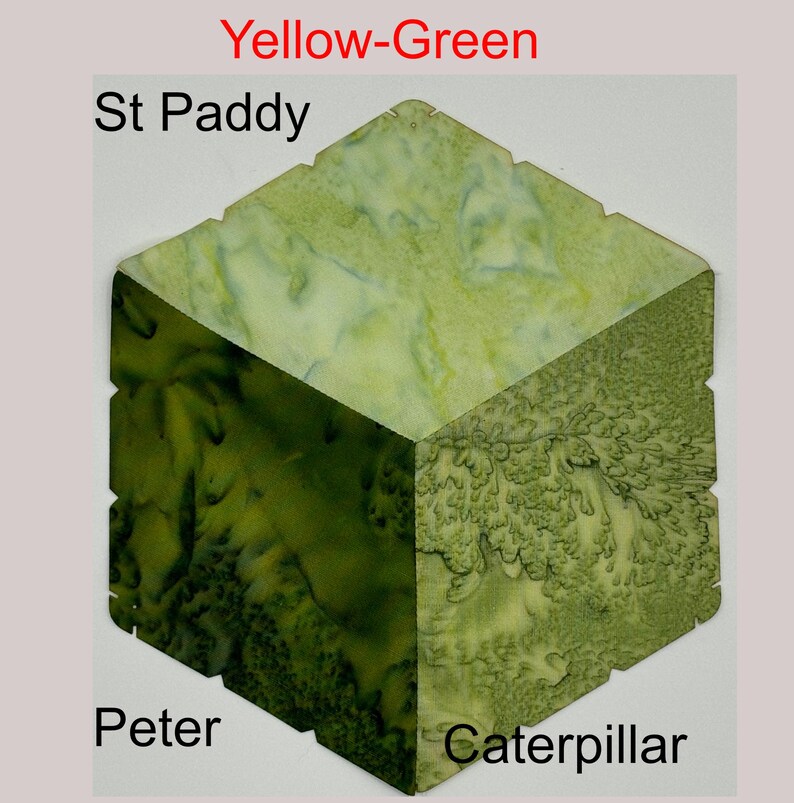 YELLOW-GREEN Color Group, Bali Watercolors by Hoffman - Etsy