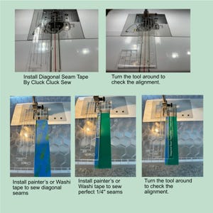 Diagonal Seam Tape Alignment Guide With or Without Diagonal Seam Tape ...