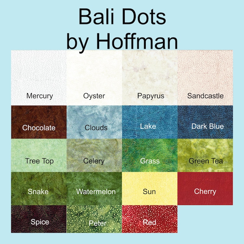 Hoffman Dots 885 Batik - Etsy