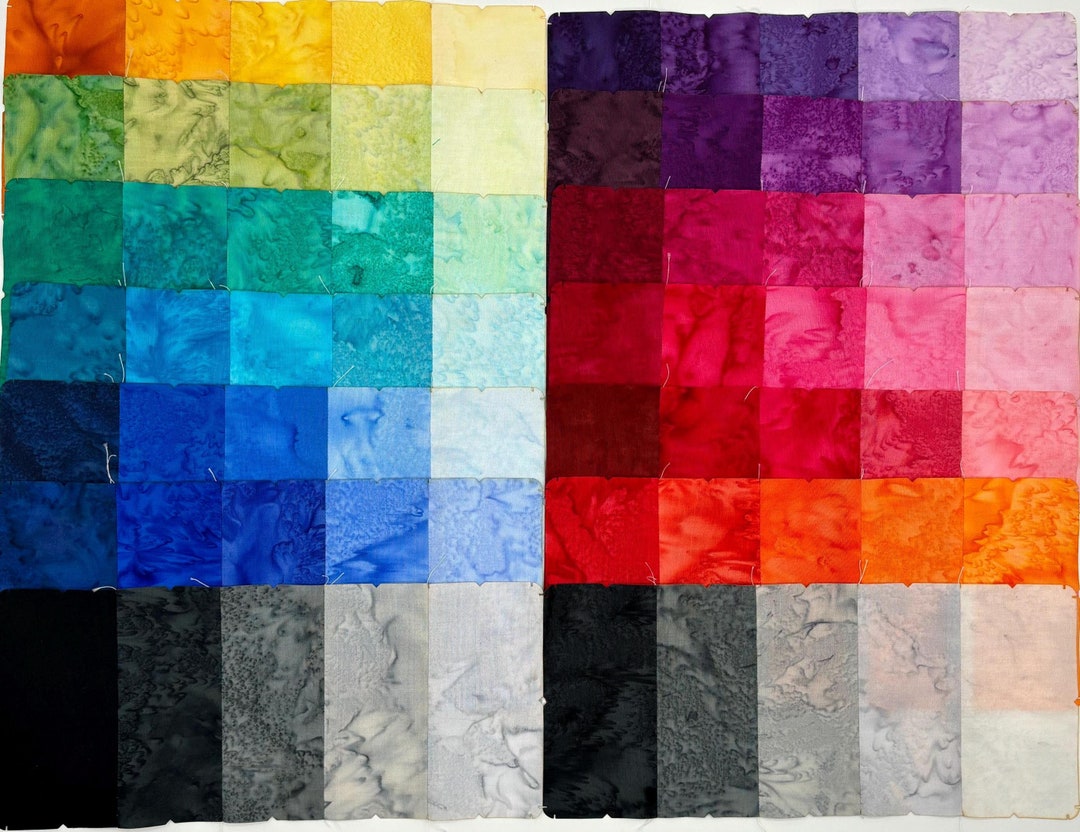 BLENDER COLORS (5) Bali Watercolors, Hoffman, 66 Colors, Pick the ...