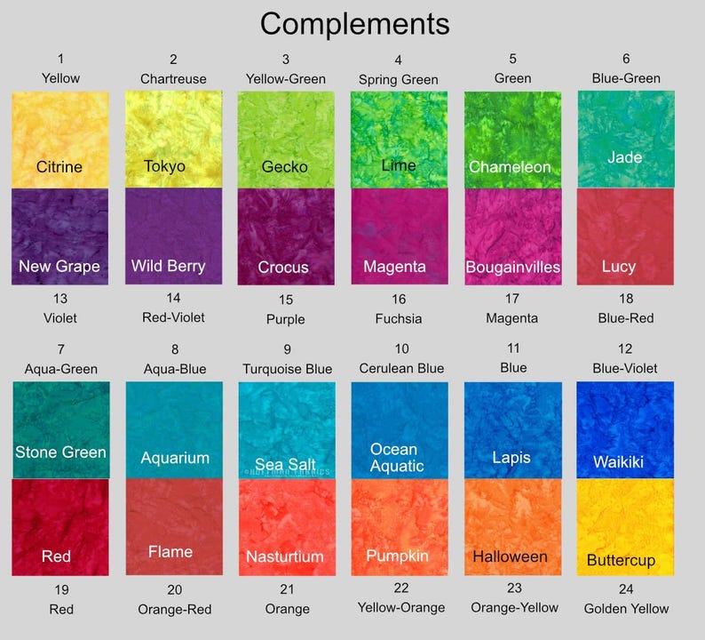 PURE COLORS, 24 Choices, Bali Watercolors by Hoffman - Etsy