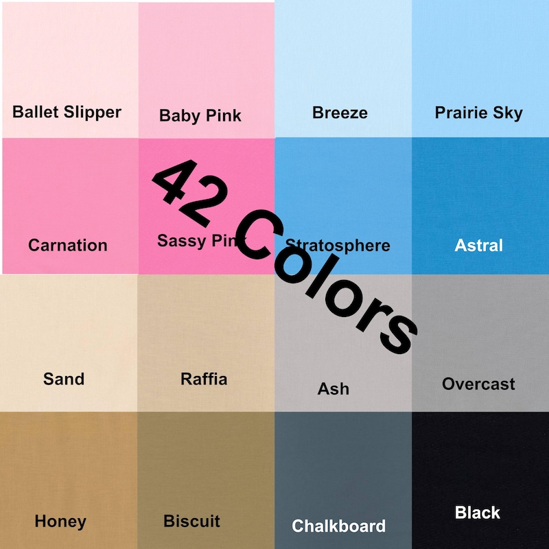 Bundle of Solid Fabric - Etsy