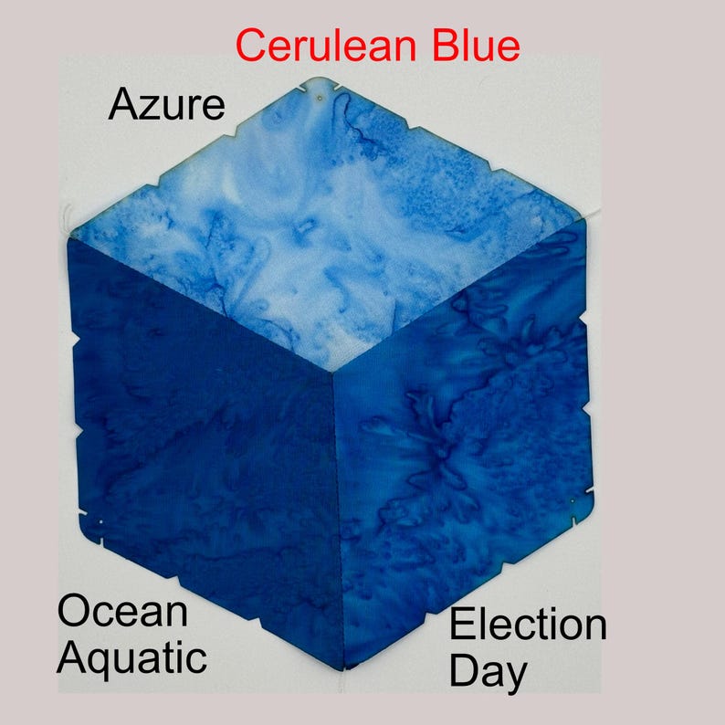 CERULEAN BLUE Color Group, Bali Watercolors by Hoffman - Etsy