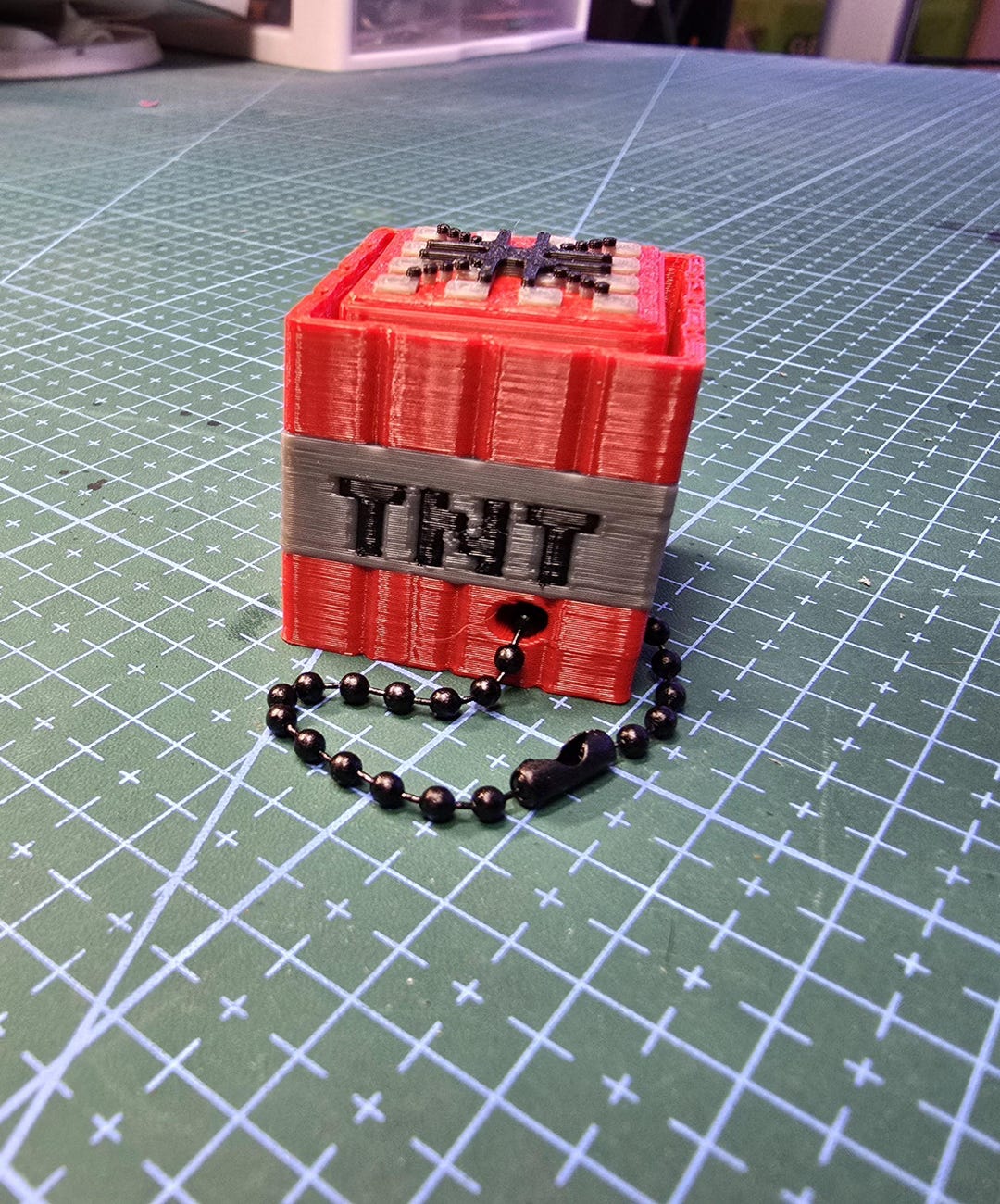 3D Printed Minecraft TNT Fidget Clicker - Etsy