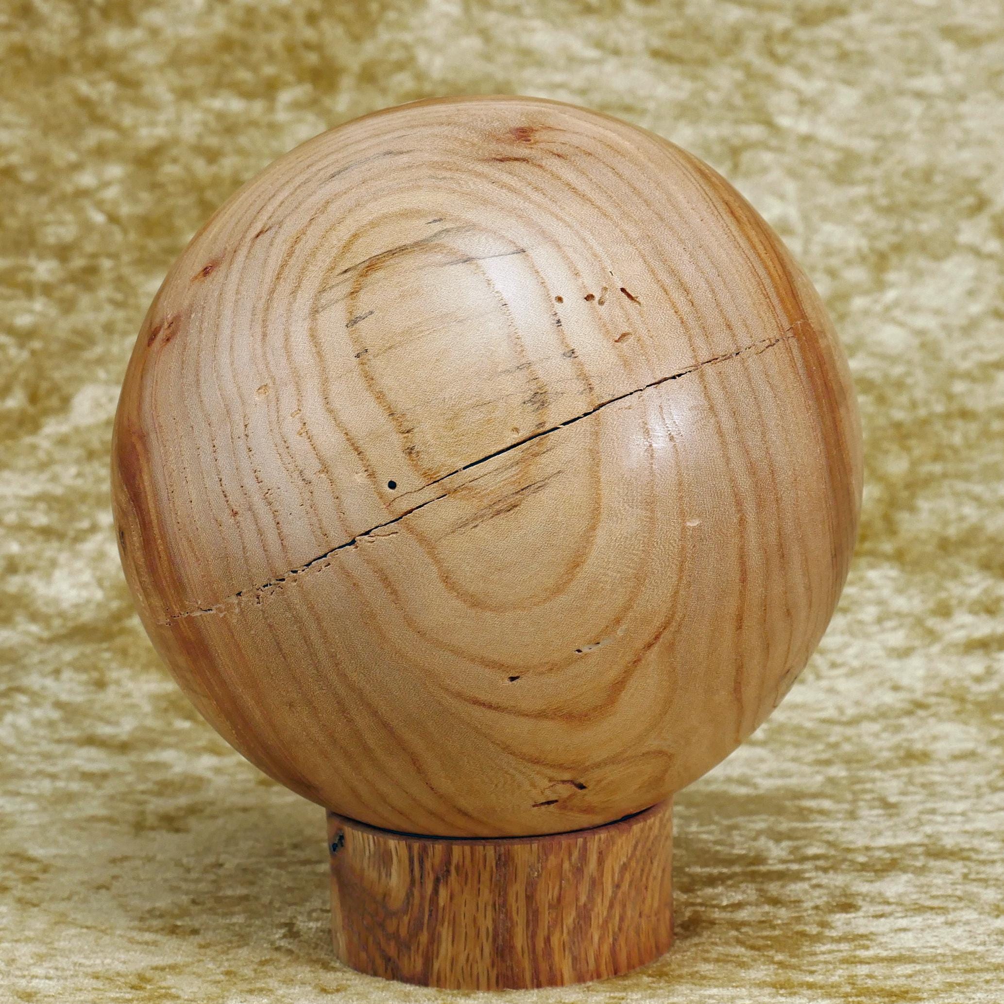 Wooden Ball Whitebeam, Rowanberry, Mountain Ash - Unique Piece - Etsy