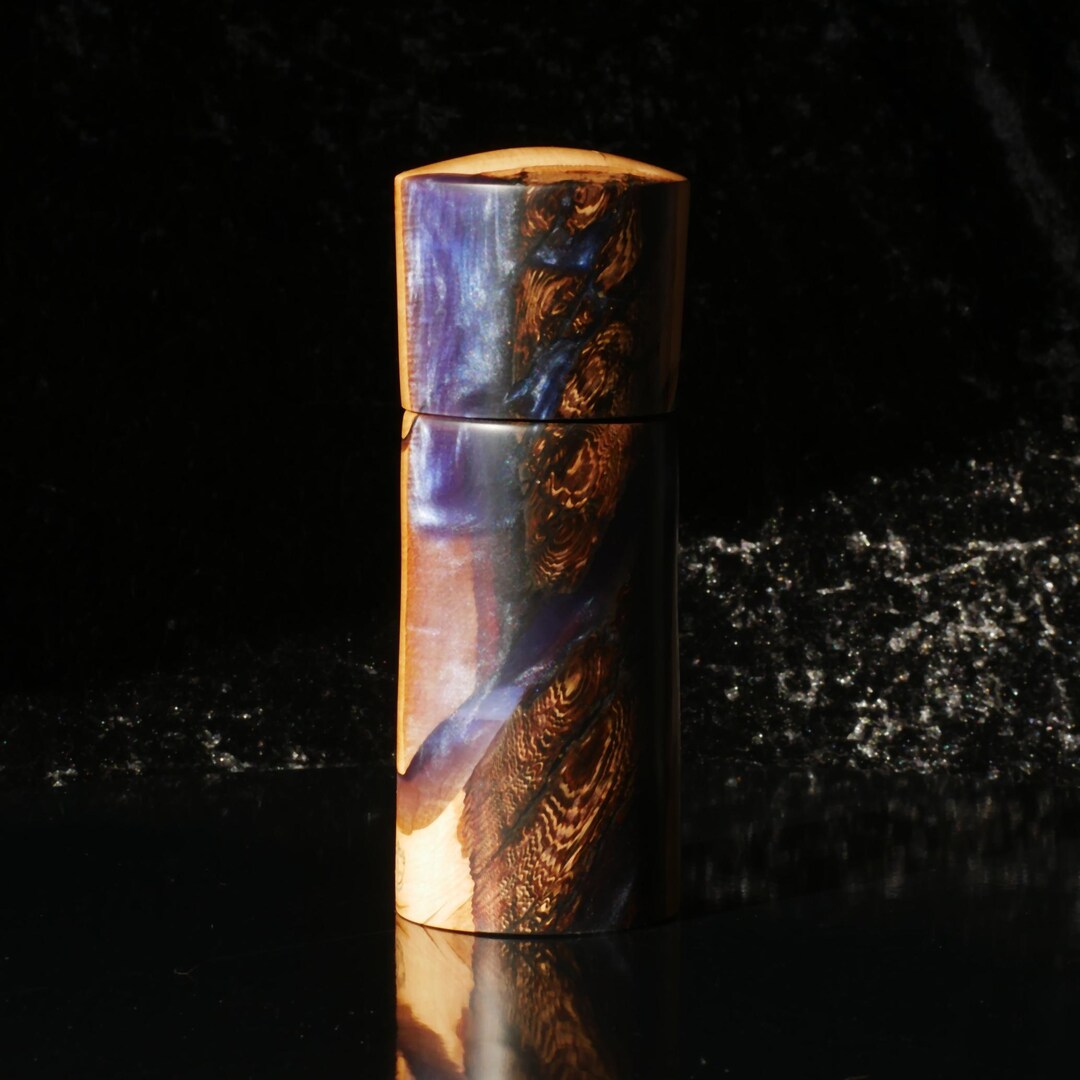 Pepper Mill Made of Cherry Wood With Bark - Etsy